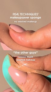 64K views · 28 reactions | The Makeupsaver Sponge absorbs 90% less makeup, helping you achieve easy, flawless results. Shop now at Amazon | Real Techniques | Facebook
