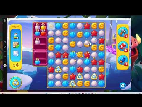 Fishdom Level 131 | Puzzle Cleared F2P 💧 | Step-by-Step Audio Walkthrough & Tips