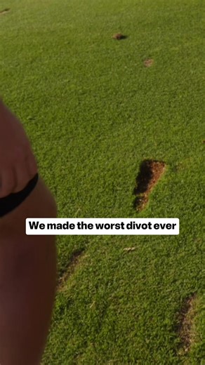 The Most Incredible Golf Divot Ever