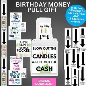 Birthday Money Gift Box, Birthday Money Pull up Box, Tissue Box Cash Gifts, Creative Money Gift Ideas for Male & Female, Money Gift Ideas - Etsy Canada