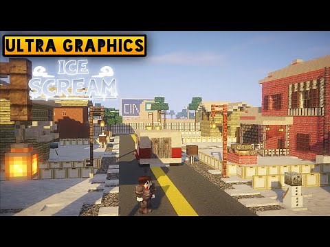 Ice Scream Horror in Minecraft with Ultra Graphics