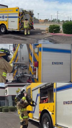 Another training day for Engine 154’s new Probationary Firefighter. Timing is everything. Smooth is fast. Fundamentals matter. Reps now build confidence later. | Glendale Fire Department