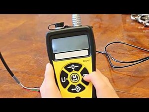 805HP Anyload Handheld Indicator User Settings Video