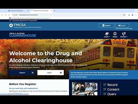How to Register in the FMCSA Clearinghouse as an Owner-Operator & Appoint a C/TPA for RTD Testing