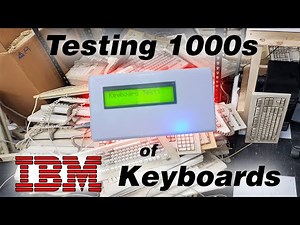 Testing 1000s of IBM Keyboards with this portable DIY box!