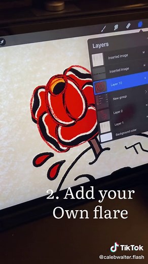 Here’s the easiest way to learn to draw anything you want to! I used one of my old designs as an easy example here - - - #howtodraw #traditionalflash #art #tattooflash #drawanything