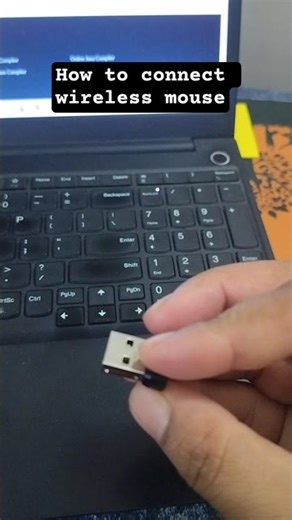how to connect a wireless mouse #howto #simple #tech #diy #sirf-how