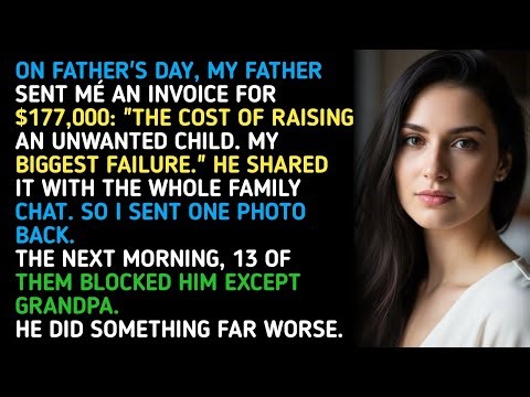 ON FATHER'S DAY, MY FATHER SENT MÉ AN INVOICE FOR $177,000: "THE COST OF RAISING AN UNWANTED CHILD.