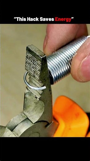 Save Energy Using a Spring With Pliers 🔧 Genius Tool Trick #Shorts