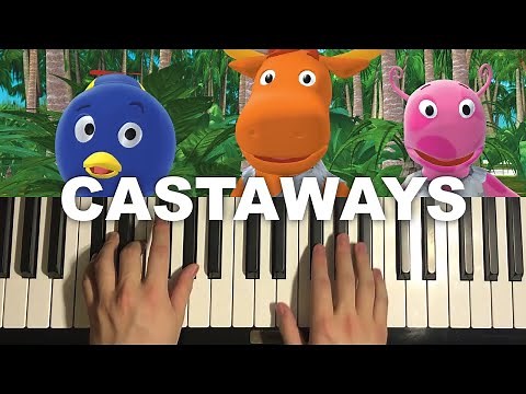 How To Play - Castaways (Piano Tutorial Lesson) | The Backyardigans