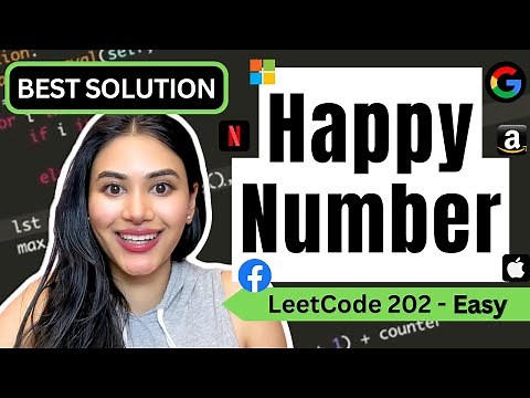 Happy Number - LeetCode 202 - Python #happynumber #leetcode