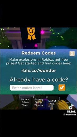 Free codes in Mansion of wonder, still working in 2025, trust no scam! #robloxshorts #robloxcodes