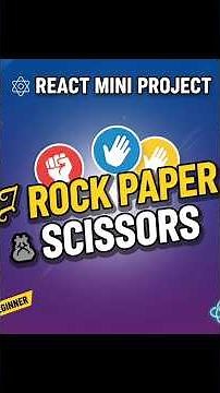 Build a Rock Paper Scissors Game in React ⚛️ | Easy Mini Project | CodeWithAswin | Tamil