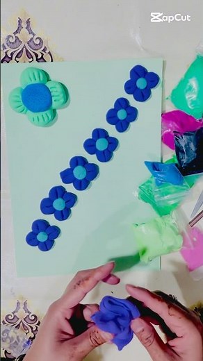 How to Make Beautiful Clay Flowers | Easy DIY Tutorial”Clay Flower Makingfor Beginners | Chikni miti