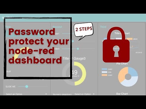 Secure your Node-Red dashboard - how to password protect