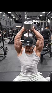 104K views · 3.3K reactions | Triceps overhead dumbbell press workout tips video #fbreels #bodybuilding | Fitness around tips | Facebook
