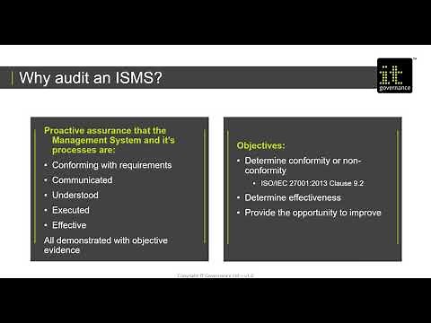 Assessing compliance: the ISO 27001 ISMS internal audit