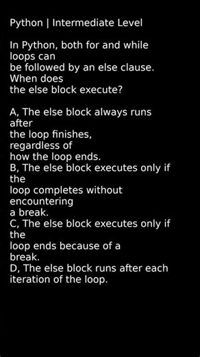 Python For Loops and Else Blocks #loopcontrolstructures # programming #development