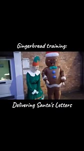 1.9K views · 20 reactions | Training the Gingerbread Man ready to deliver Santa's Letters! Drop your little ones' Letters in our Official North Pole PostBox with their address and the Gingerbread Man will personally deliver Santa's reply! #santa #gingerbread #training #fyp #dessert | Dani's Dessert Bar | Facebook