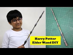 I made Harry Potter Elder Magic Wand | How to make Harry Potter Magic Stick | Easy DIY Craft Idea