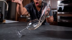 Unbreakable glassware test for durability