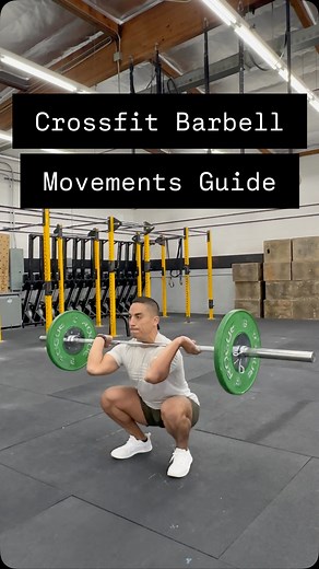 TEAM REPSCHEME on Instagram: "A Guide To Crossfit Barbell Movements! 🔥 Thruster, Cluster 👀 … Bear Complex?! 🐻 Sometimes crossfit sounds like a made up language!! Save this to refer back to whenever you need!! 🙏 #crossfit #barbell #guide #fitness"