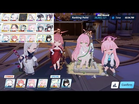 Blue Archive TA S74 Gregorius Torment 38,865,121 3 team clear