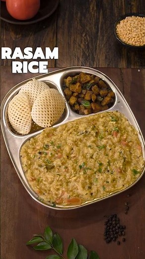 Rasam Rice Recipe | One Pot South Indian Meal | Lunch Ideas Under 15 Min