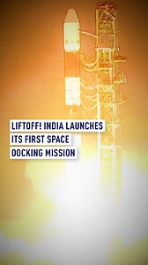 India takes a big step toward its space dreams 🚀 with a rocket testing spacecraft docking—a key milestone for a future space station and Moon mission. 🌗#Space #India | CGTNEurope