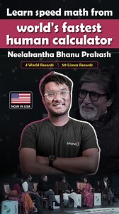 Hi parents 𝐖𝐚𝐧𝐭 𝐲𝐨𝐮𝐫 𝐂𝐡𝐢𝐥𝐝 𝐭𝐨 𝐜𝐚𝐥𝐜𝐮𝐥𝐚𝐭𝐞 𝐚𝐭 𝐫𝐞𝐜𝐨𝐫𝐝 𝐛𝐫𝐞𝐚𝐤𝐢𝐧𝐠 𝐬𝐩𝐞𝐞𝐝𝐬❓ I am Neelakantha Bhanu Prakash the World’s Fastest Human Calculator. I hold 4 World Records📄and 50 Limca Records📄in Speed Maths. I am the first asian to win gold at mind sports olympics, (2020 London)🏅 and a renowned TEDX Speaker🎤 In this course that I developed after 5 years of research we teach my proprietary techniques using fun innovative teaching methods that boost understand