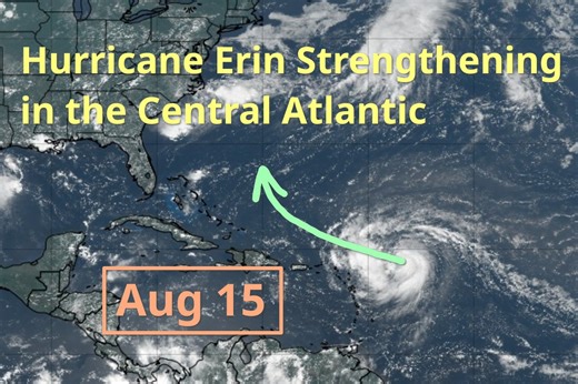 🌀 Friday video update on Hurricane #Erin, strengthening in the central Atlantic | Tropical Tidbits