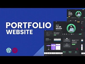 Portfolio Website Free Elementor | WordPress Bangla Tutorial | 2024 | AMI MASUD