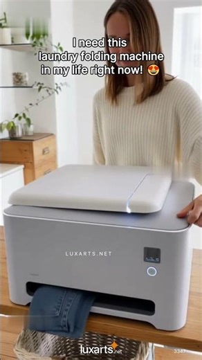 Can someone get me this laundry folding machine ASAP? 🤯