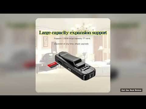 HD 1080P Mini Camera Portable Digital Video Recorder BodyCam 180 Degree Rotating Infrared Night Visi