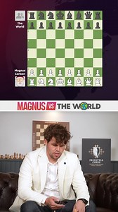 153K views · 843 reactions | The GOAT has officially made his second move! Magnus Carlsen plays 2. d4. Whats your move chat? | Chess.com | Facebook