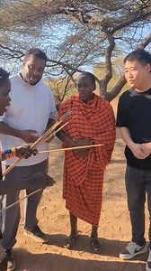 Hadzabe tribe bushmen teaching visitors how to communicate in traditional Hadza click ways to tell bush stories 🥰 | Beautiful Daily Adventures
