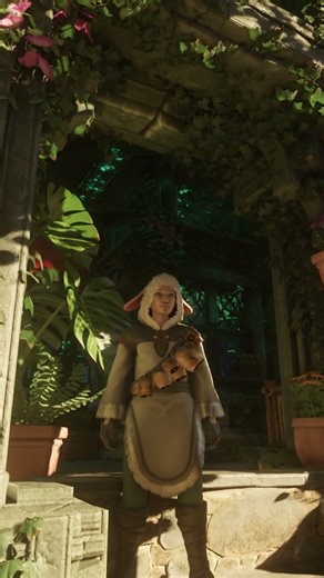 My cute, little greenhouse in Enshrouded! 🌱