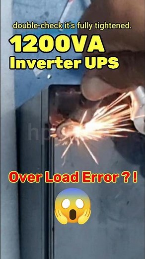 1200VA Inverter UPS Overload Error FIXED! 🔥 Real Repair Tutorial