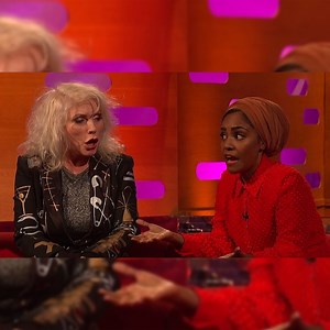 3.1M views · 12K reactions | Have you had a worse kitchen nightmare than Blondie's Debbie Harry ruining Marilyn Monroe's dress?! The Great British Bake Off winner, Nadiya Hussain, returns to the show this Friday! | The Graham Norton Show | Facebook
