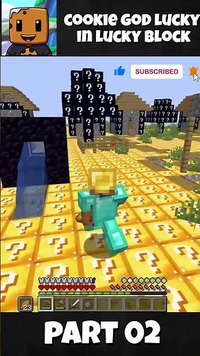 Is 🍪 ‪@aCookieGod‬ 😱 LUCKY In LUCKY BLOCK?! 🍀 | PART 2 🎬 | Minecraft OP Mod ⚡ #minecraft