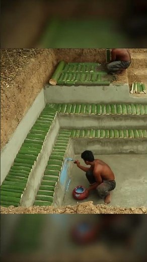Building Jungle Gym & Underground Pool | Primitive Survival 💦🌿