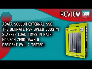 ADATA SC660H SSD Review - The ultimate PS4 Speed Boost?! Horizon and Resident Evil 7 Load time test