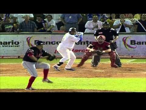 Jonrón de Pablo Sandoval, sexto juego de la final, Cardenales vs Magallanes, 29-1-13