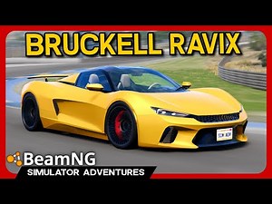 BeamNG: NEW Lore-Friendly C8 Corvette! - Bruckell Ravix Mod