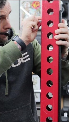 DIY smith machine using HDPE attached to a rack