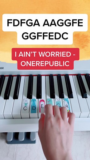 Learn How to Play I Ain't Worried by OneRepublic on Piano