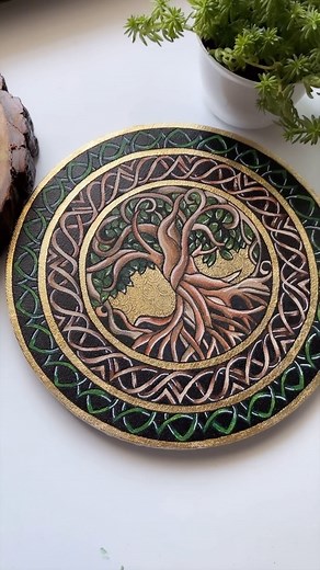 3.8K views · 76 reactions |  TREE OF LIFE MANDALA ART ON CANVAS...