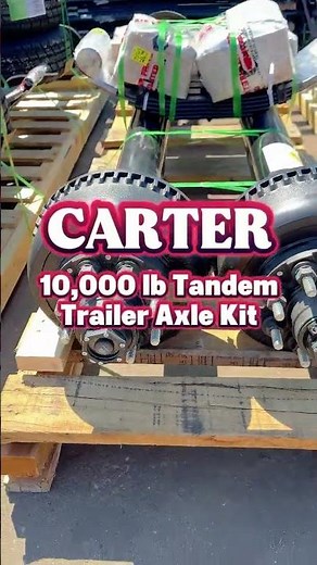 Carter 10K Trailer Axle Kit – Built Tough for Real Haulers! 💥 Shipping Fast Nationwide!