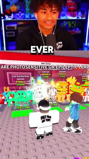 Foltyn surprise when Caylus got Spooky and Pumpky#roblox #robloxmeme #short #viral #foltyn #caylus