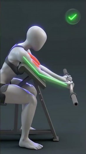 Preacher Curls Explained: Form, Mistakes & Gains”💪 #fitness #workout